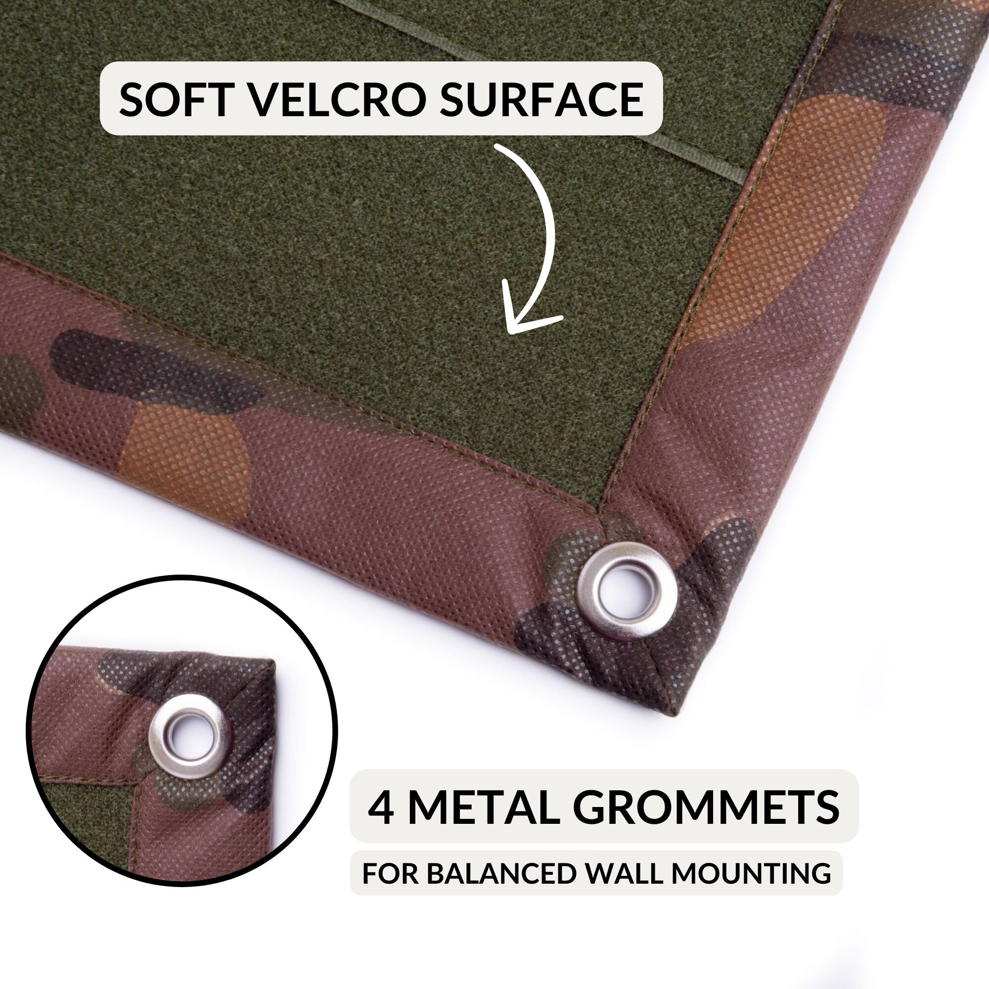 Military Patch Display Board, Velcro Wall Panel Organizer for Military ...