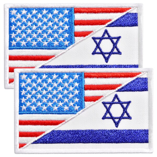 American and Israel Flag Pin - Etsy