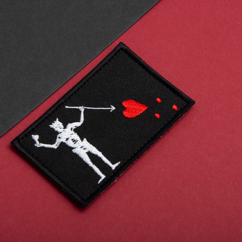 2-piece of Jolly Roger & Blackbeard Edward Teach Patch Embroidered ...