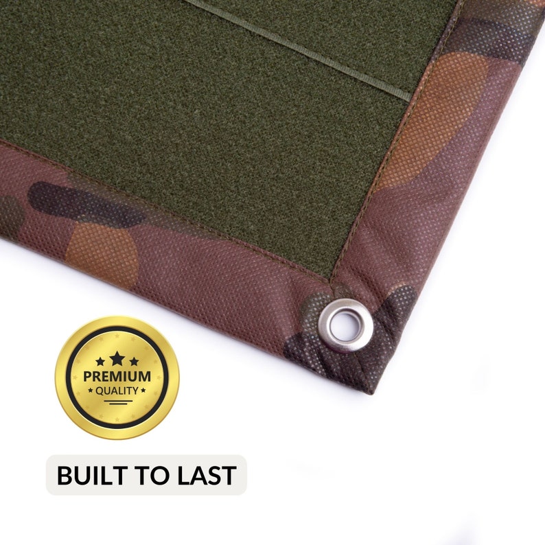 Military Patch Display Board, Velcro Wall Panel Organizer for Military ...