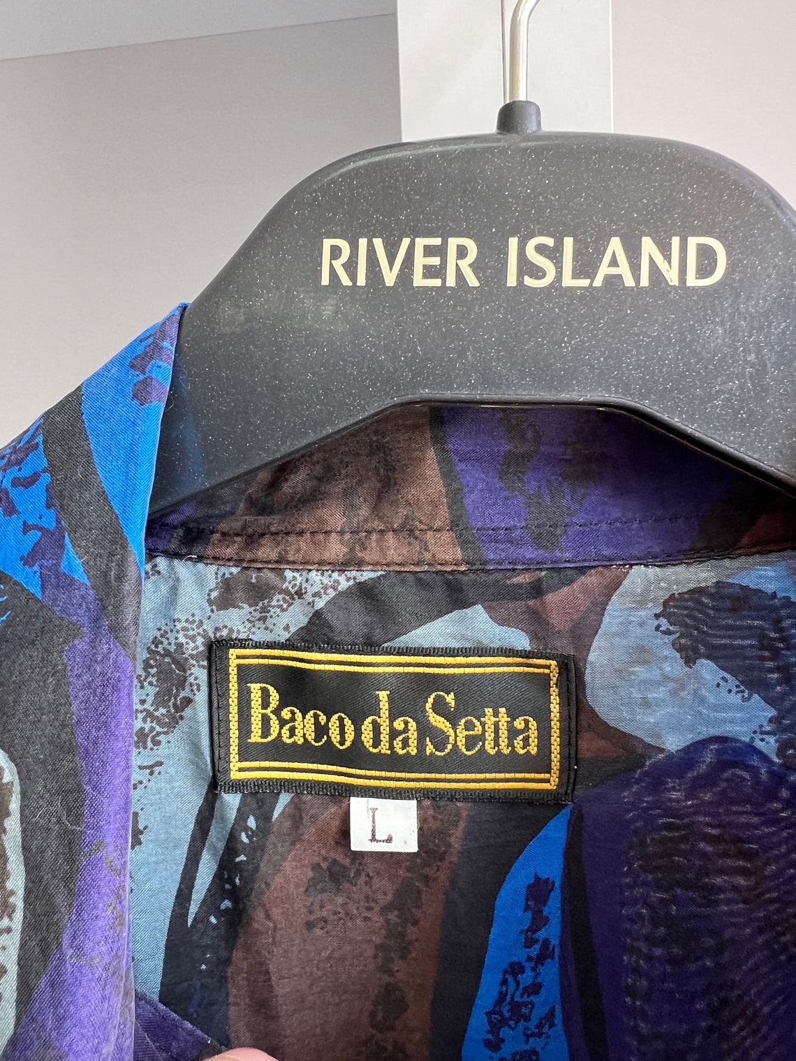 Vintage Baco Da Setta Short Sleeve Shirt - Etsy