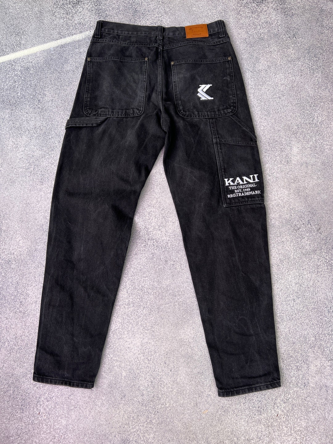 Vintage Karl Kani Rap Black Pants - Etsy