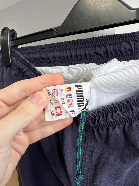 Vintage Puma Y2K Streetwear Denim Navy Suit - Gem