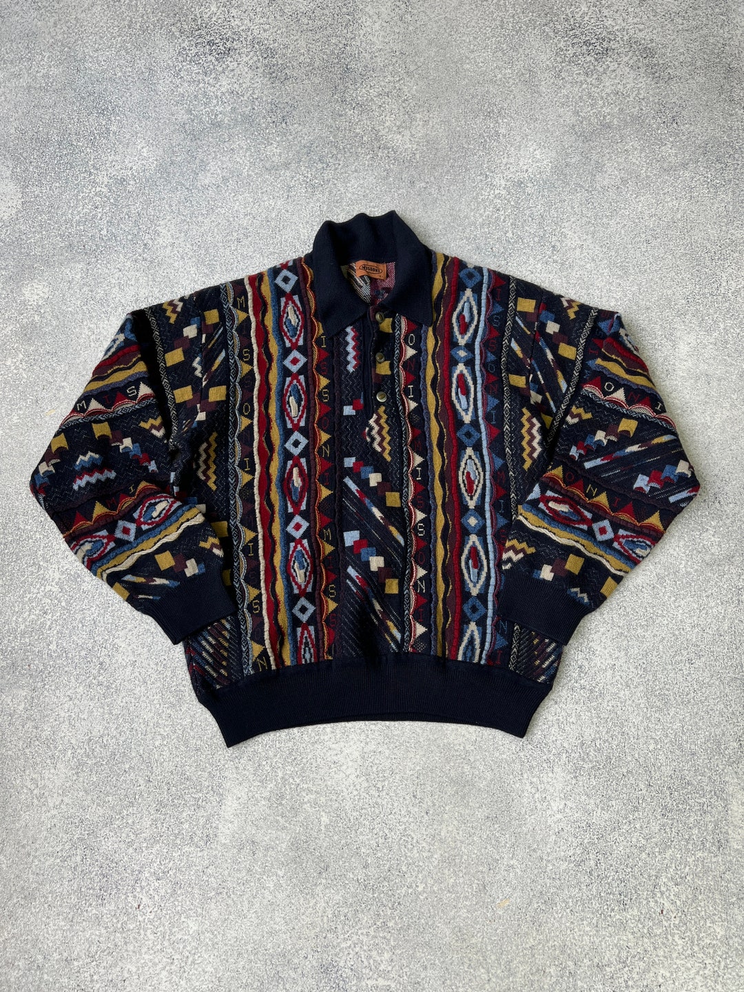 Vintage Missoni Wool Multicolored Old Money Style Sweater - Etsy