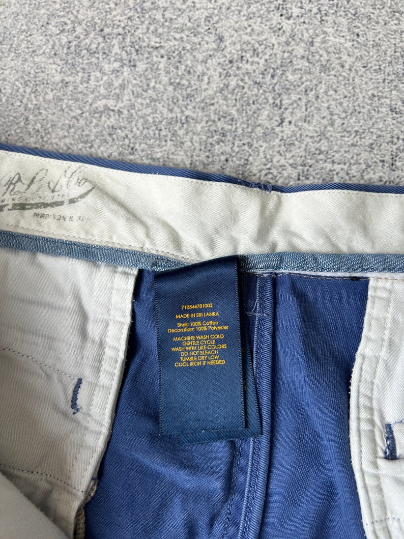 Vintage Polo Ralph Lauren Men's Embroidered Chino Shorts Nautical Knots - Etsy