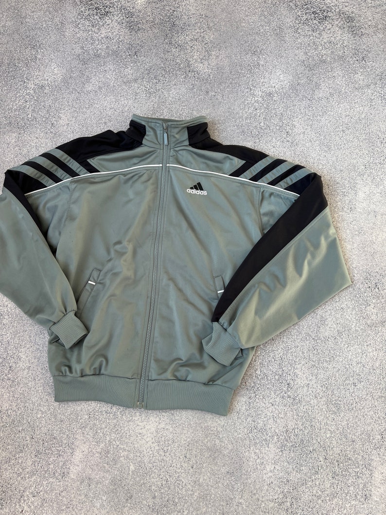 Vintage Adidas 90s Style Zip Sweatshirt - Etsy