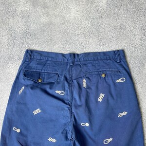 Vintage Polo Ralph Lauren Men's Embroidered Chino Shorts Nautical Knots - Etsy