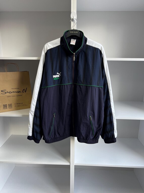 Vintage Puma Y2K Streetwear Denim Navy Suit - Gem