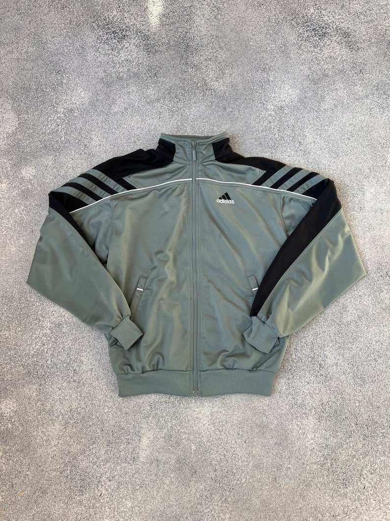 Vintage Adidas 90s Style Zip Sweatshirt - Etsy