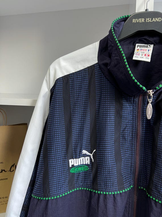 Vintage Puma Y2K Streetwear Denim Navy Suit - Gem