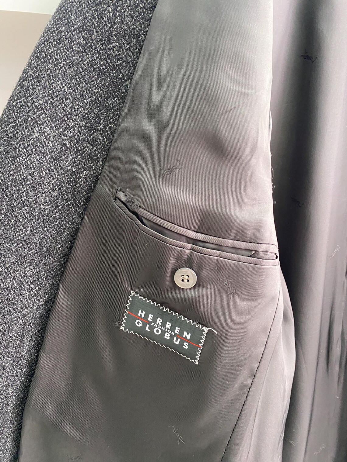 Vintage YSL Yves Saint Laurent Men's Wool Tweed Suit Jacket - Etsy