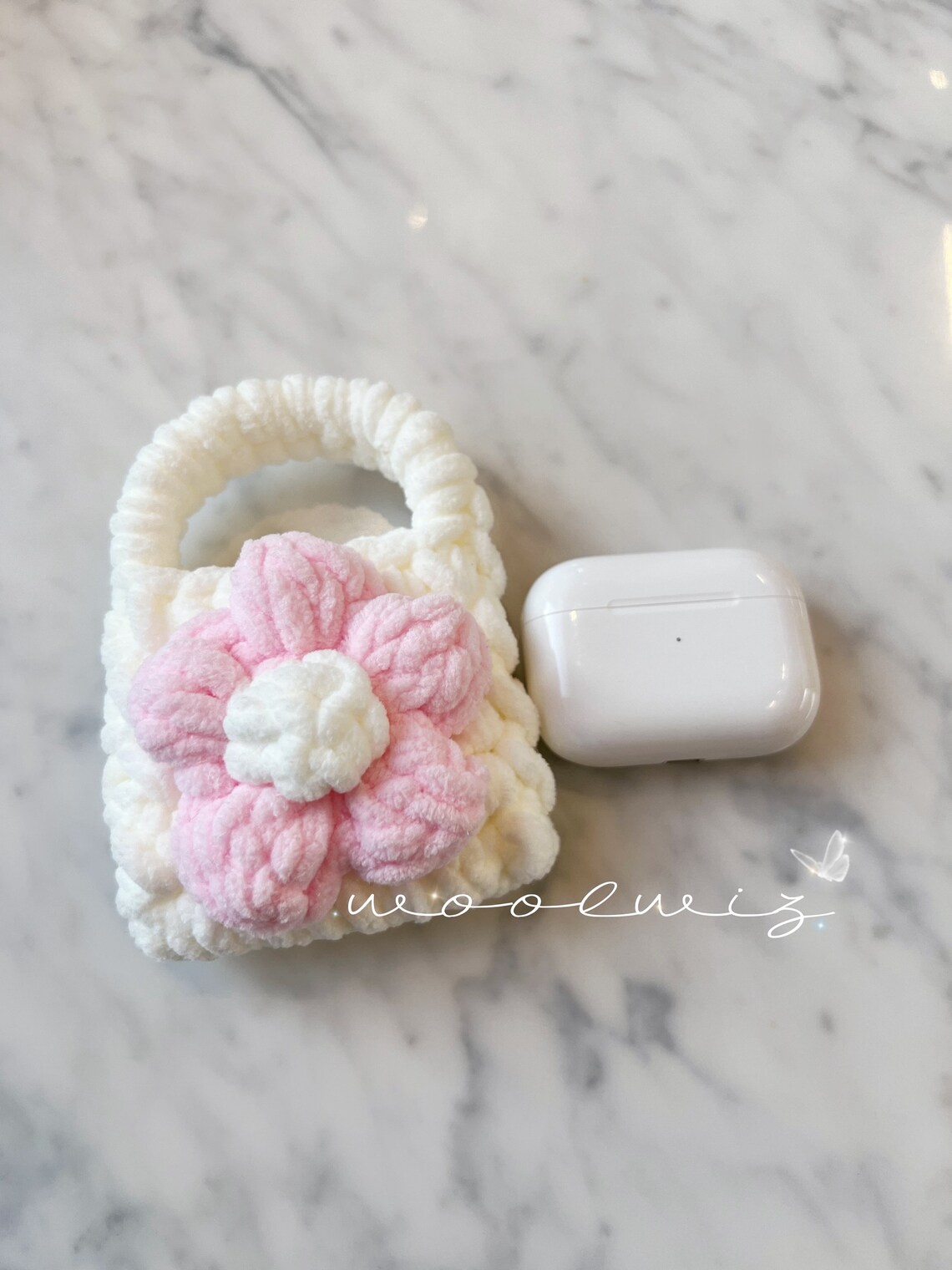 AirPod Case Cute Handmade Crochet Lover Knitting Earpod Case Headphone ...