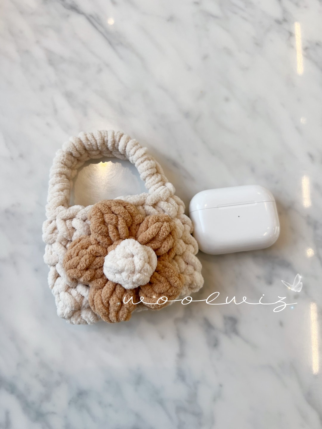 AirPod Case Cute Handmade Crochet Lover Knitting Earpod Case Headphone ...