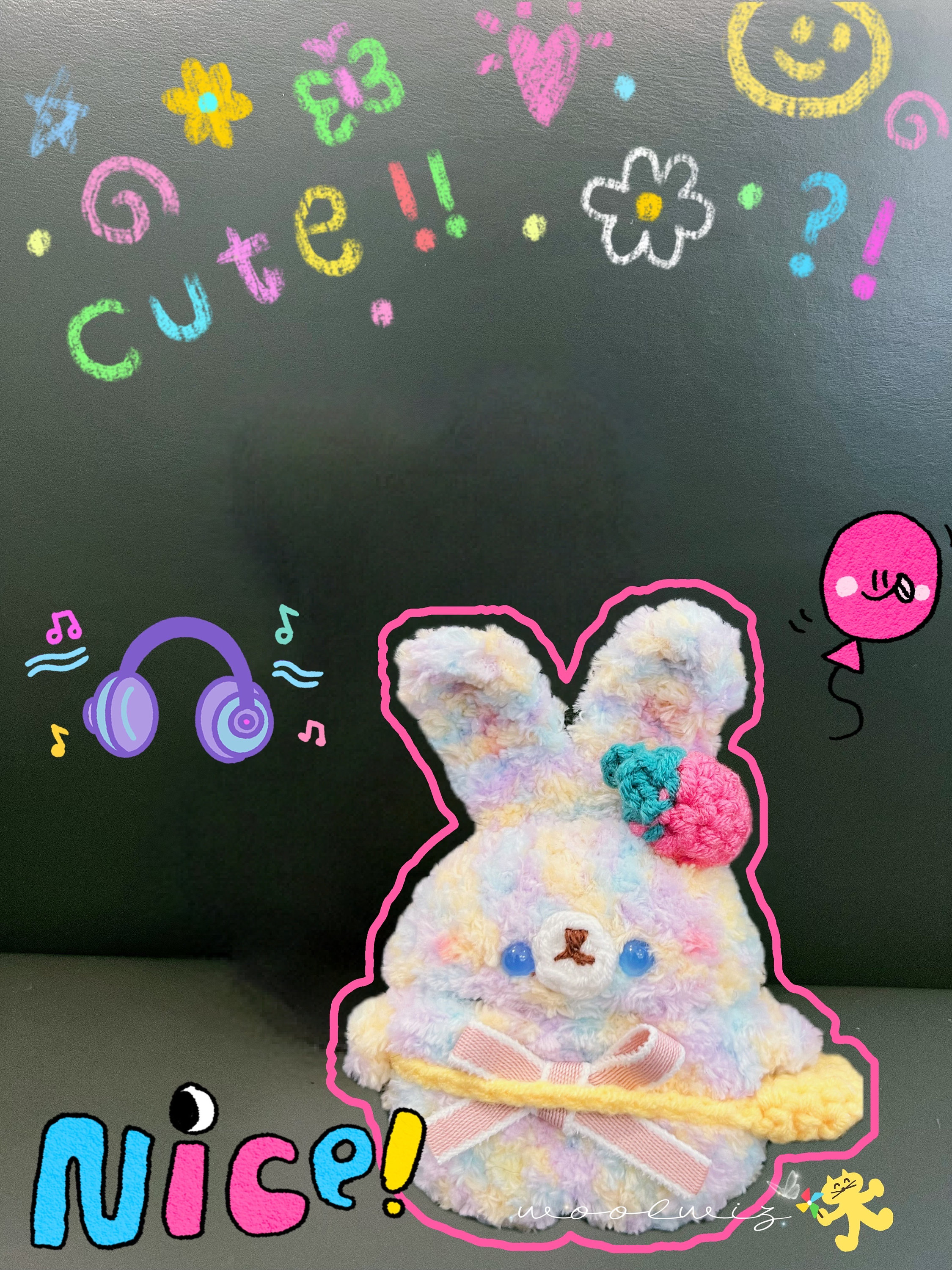 AirPod Case Cute Handmade Crochet Lover Knitting Earpod Case Headphone ...