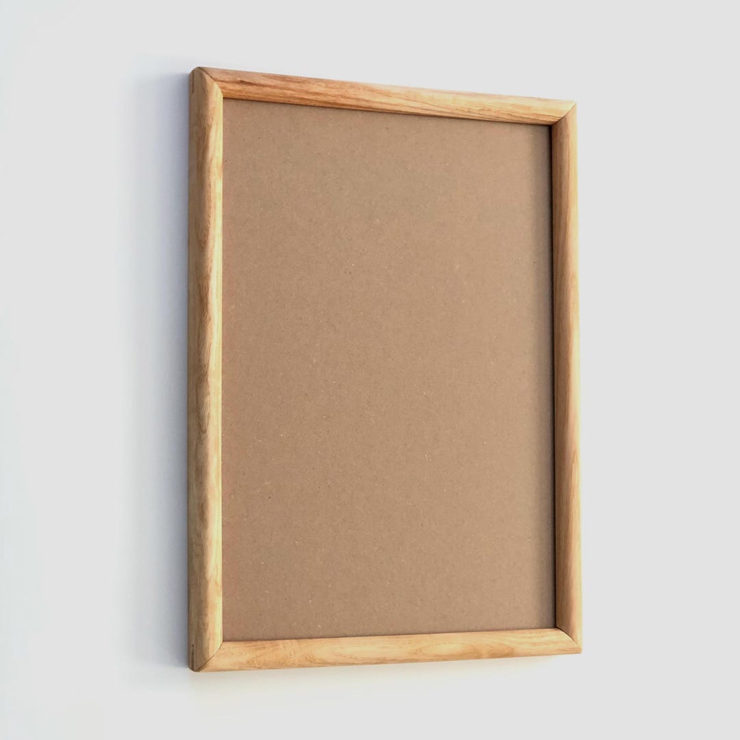 Ash Picture Frame Round【 Uzukuri Finish + Spline Corner Joint 】japandi ...