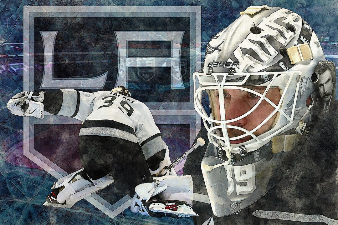 Los Angeles Kings Portrait Art CAM TALBOT Watercolor Illustration From ...