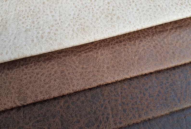 Faux Leather Upholstery Fabric by the Yard Leather Like - Etsy