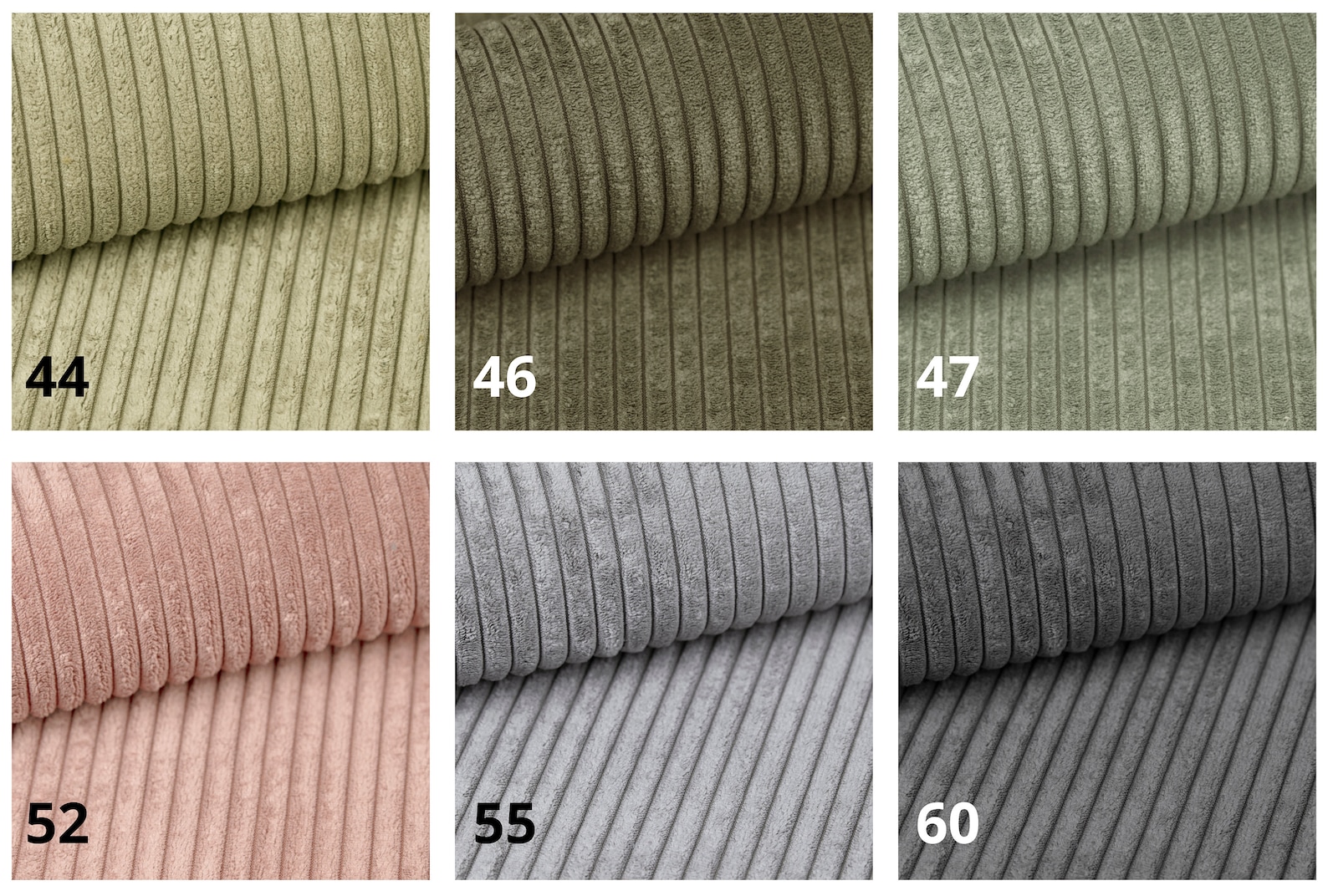 Upholstery Fabric by the Yard, Fabric for Chair, Wide Stripe Corduroy ...