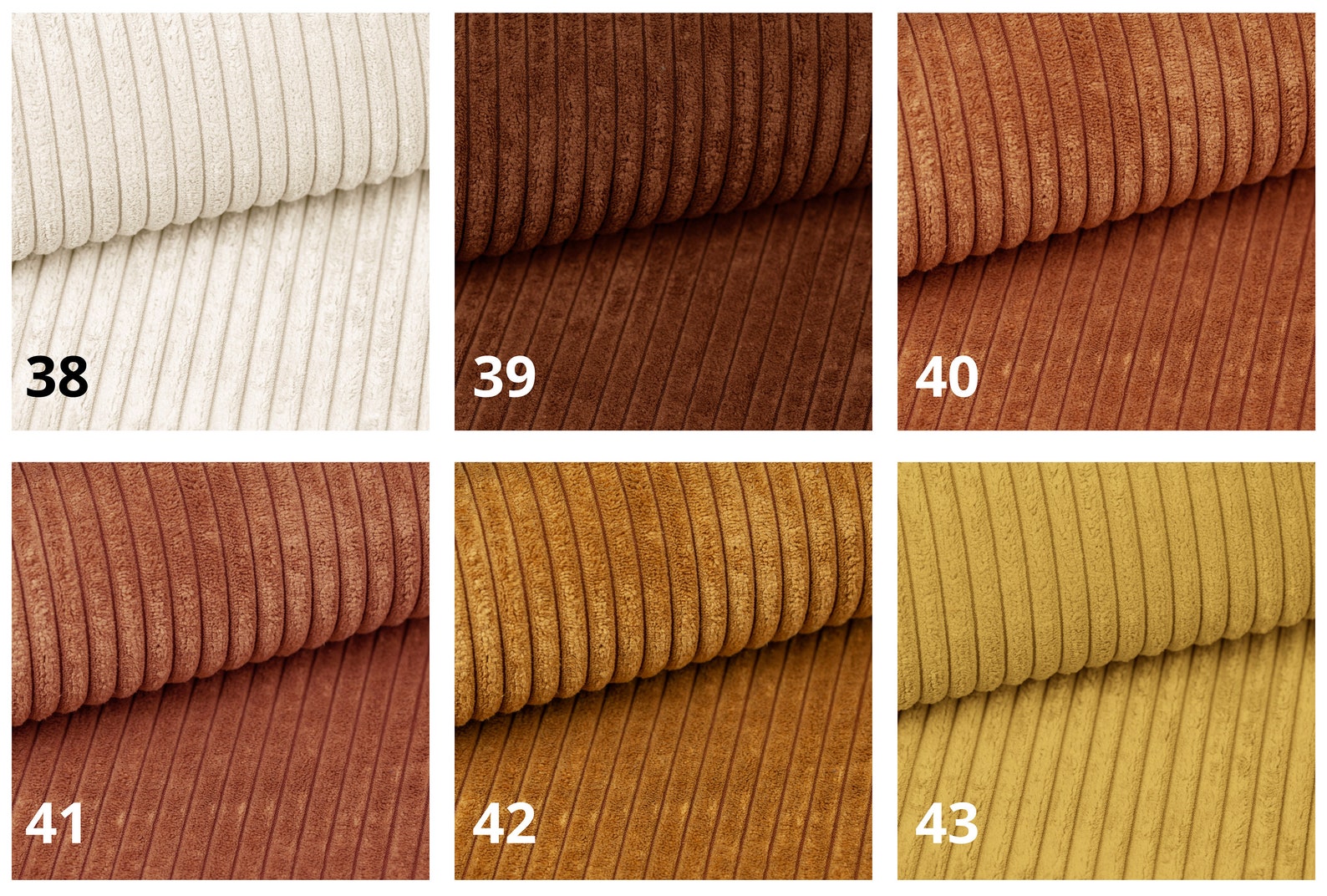 Upholstery Fabric by the Yard, Fabric for Chair, Wide Stripe Corduroy ...