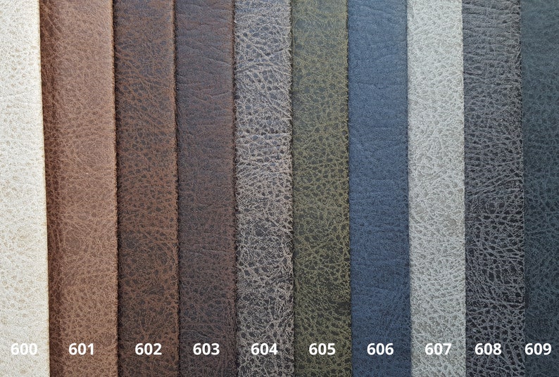 Faux Leather Upholstery Fabric by the Yard Leather Like - Etsy