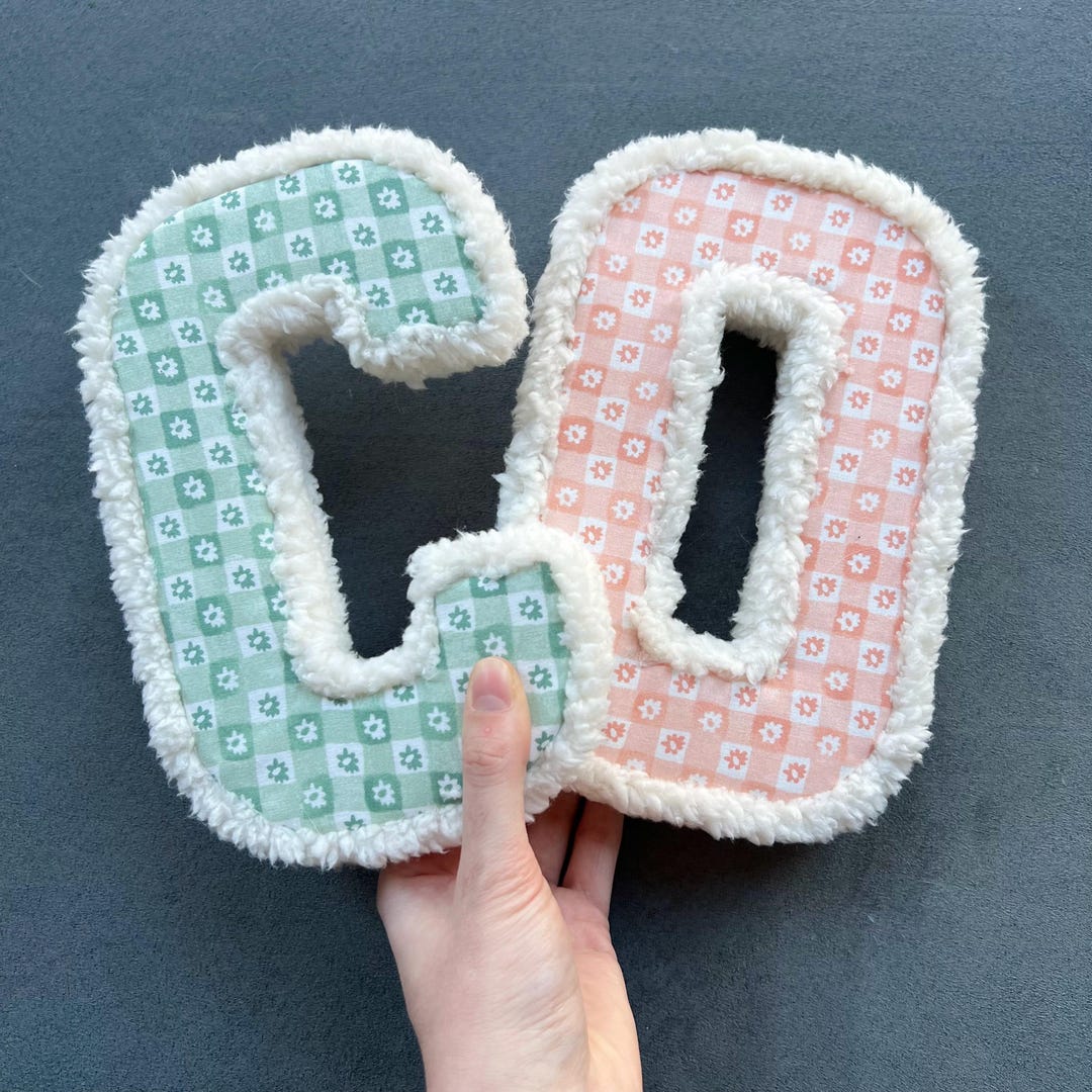 Nursery Letter Sign Baby Name Wall Display for Room Accent Letter ...