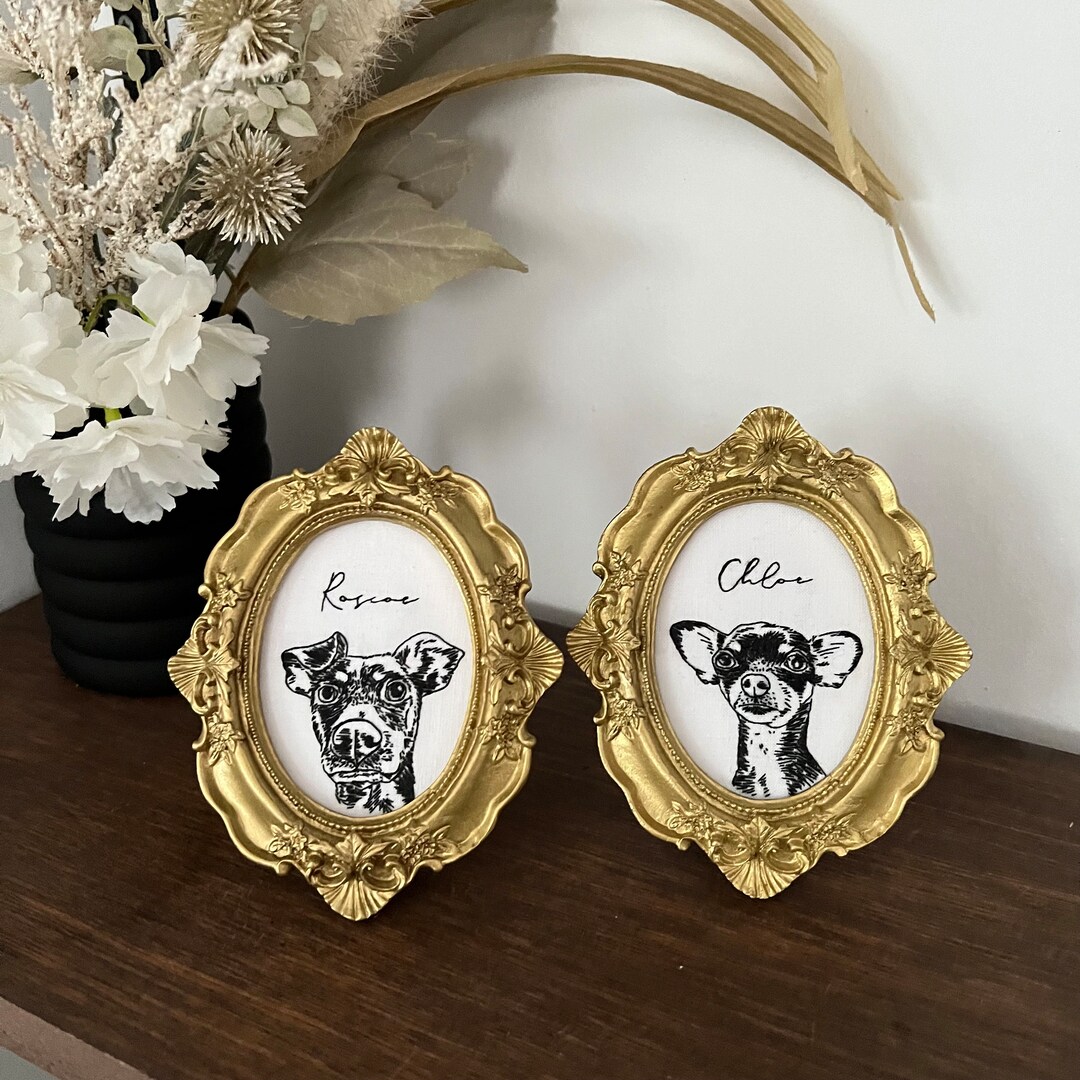 Custom One Line Dog Pet Portrait One-line Pet Cat One-line Pet ...