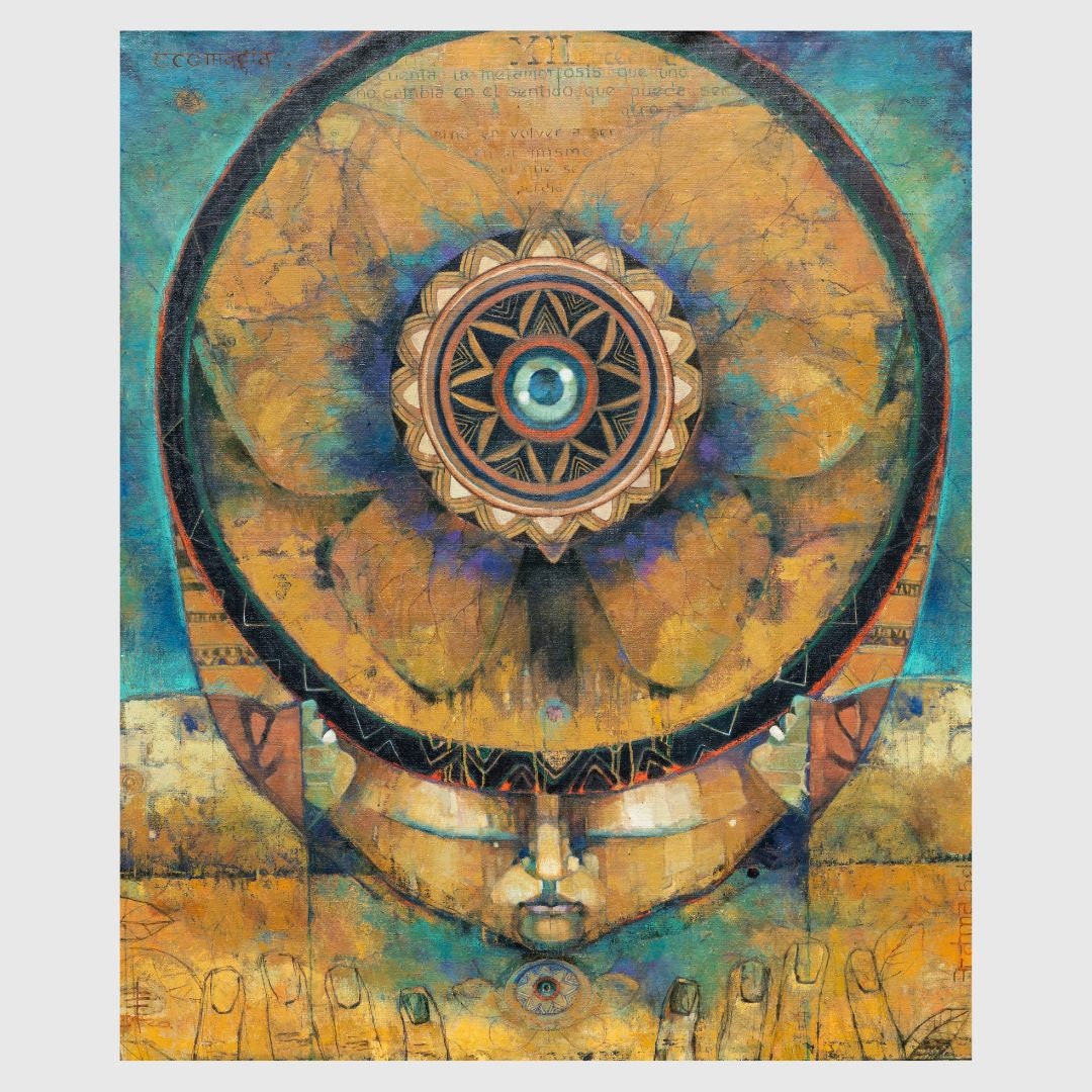 Work of Art: METAMORPHOSIS. Original Painting, Printing on Canvas ...