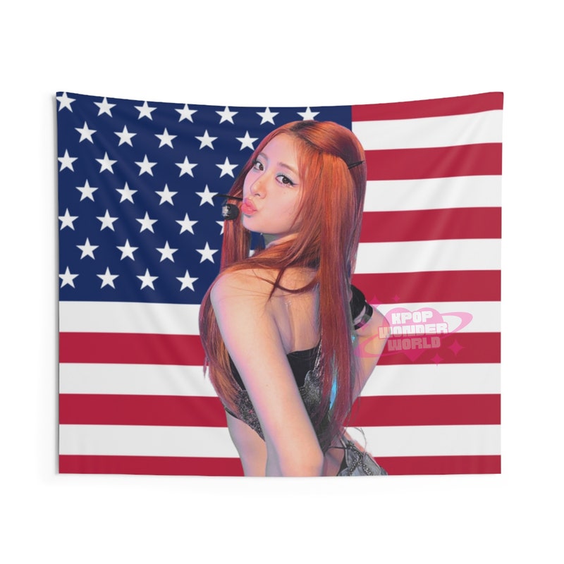 Le Sserafim Chaewon American Flag - Etsy