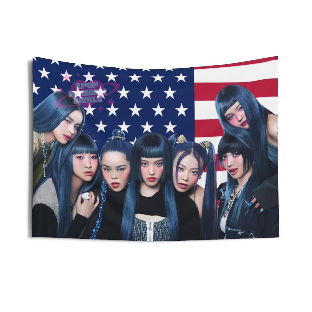 XG Kpop Girl Group American Flag, Custom Xg Merch, Kpop Fan Art, Xg ...