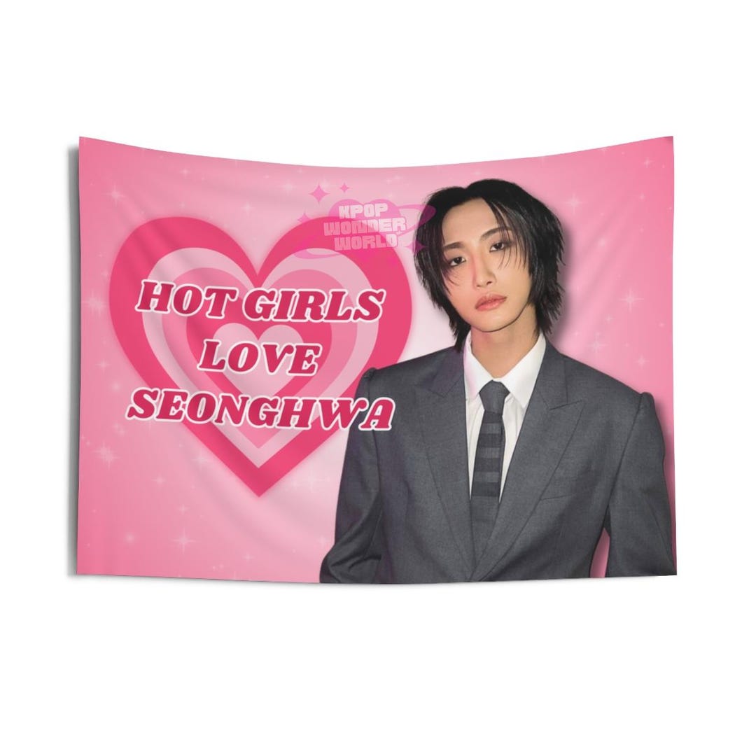 Ateez Seonghwa Hot Girls Concert Flag, Ateez Flag, Ateez Tapestry, Gift ...