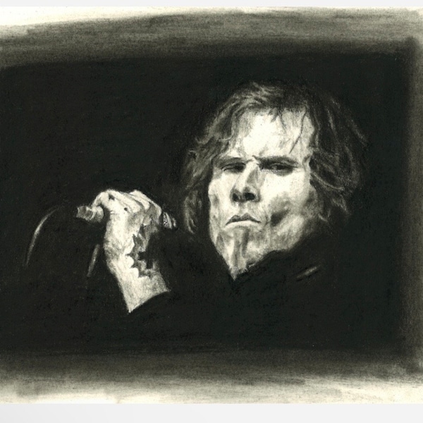 Mark Lanegan Drawing - Etsy