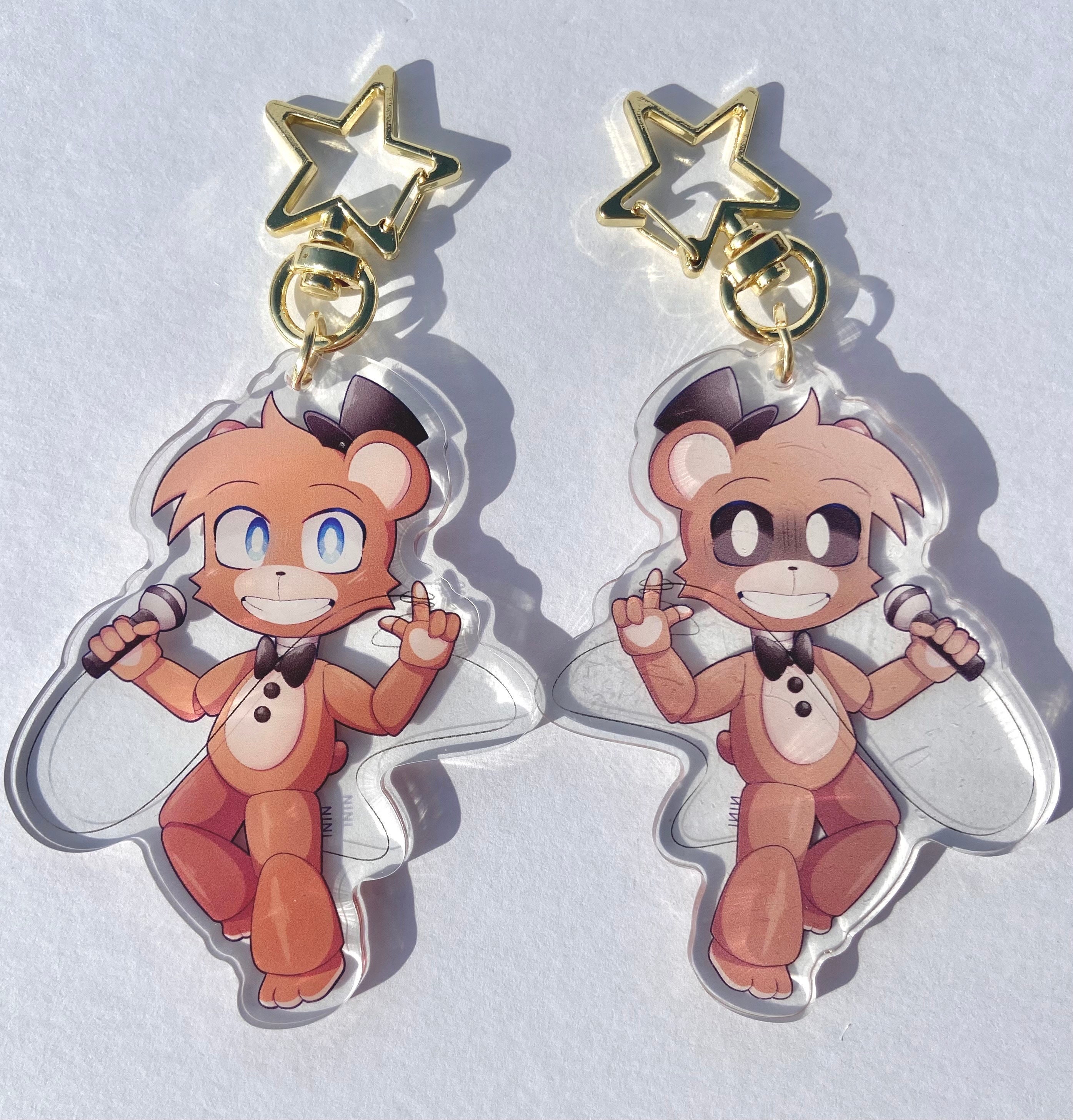 Five Nights at Freddys Acrylic Keychain Double Sided - Etsy