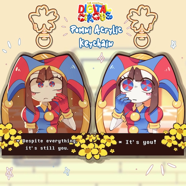 Pomni Keychains - Etsy