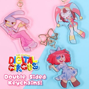 The Amazing Digital Circus Acrylic Keychain Double Sided - Etsy