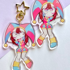 The Amazing Digital Circus Acrylic Keychain Double Sided! - Etsy