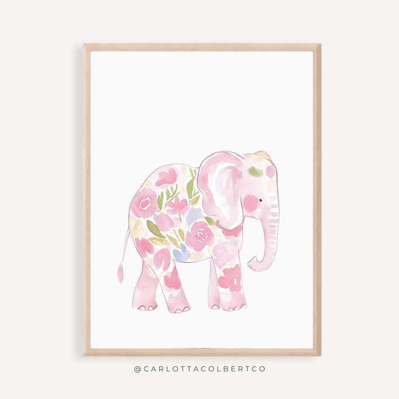 Preppy Elephant - Etsy