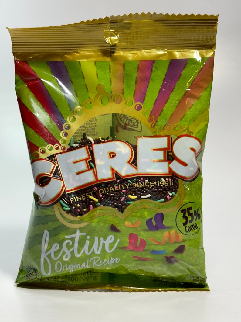 Festive Indonesian Ceres Chocolate Sprinkles Jimmies Baking ~ Ice Cream ...