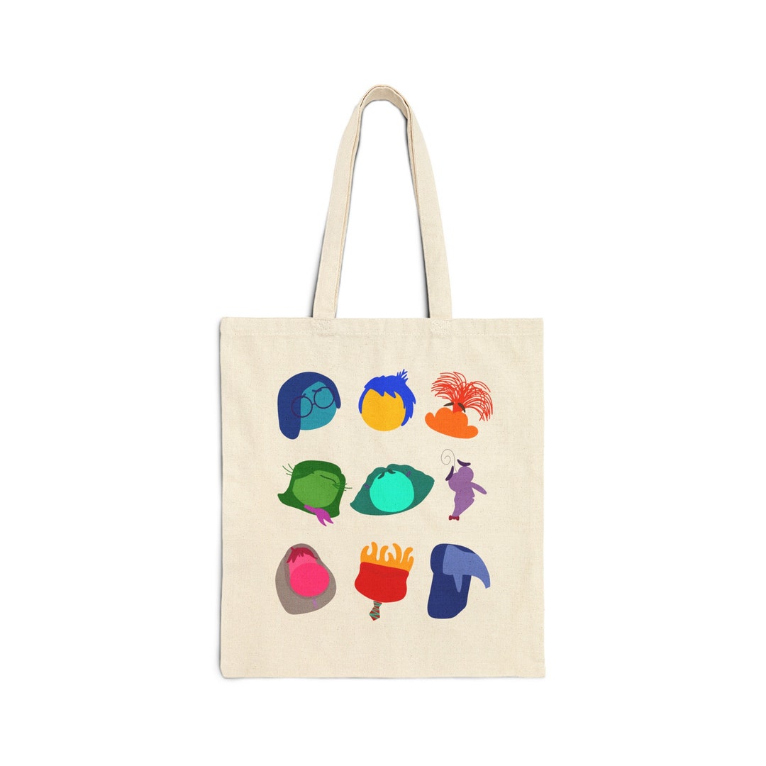 Inside Out 2 Tote Bag, Disney Pixar Inside Out Swag, Anxiety Inside Out ...