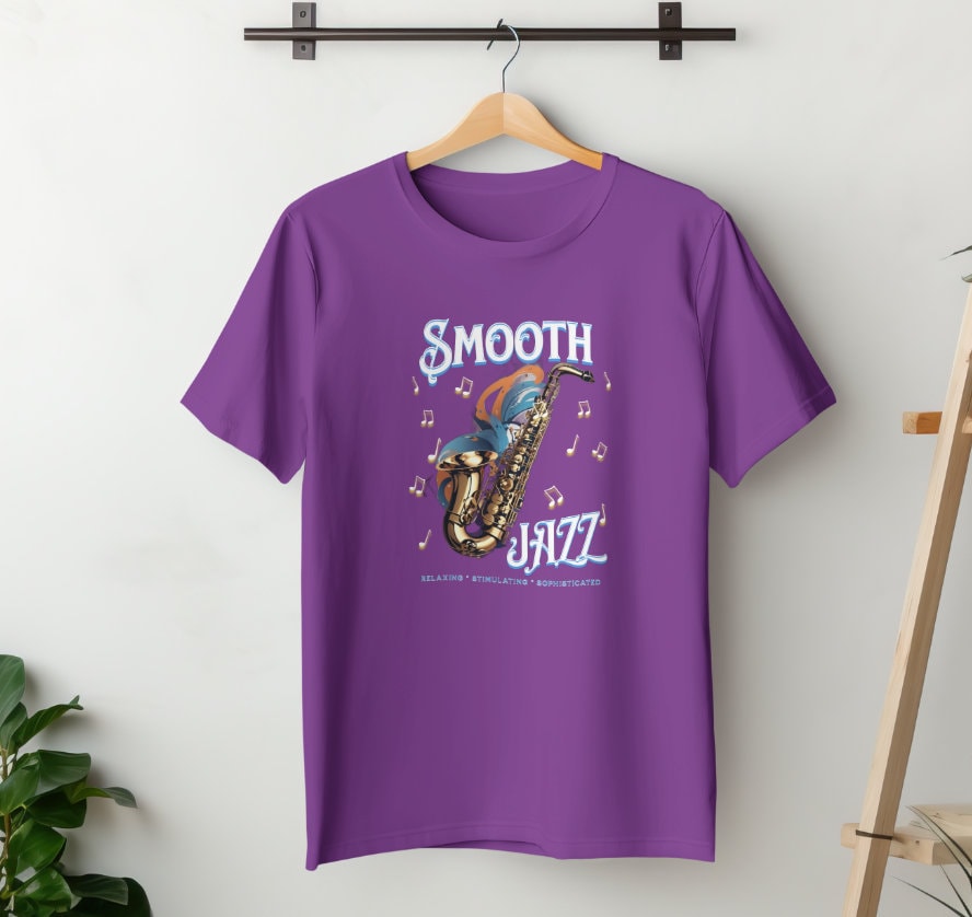 Graphic Jazz T-shirt, Music Teacher Shirt, Music Lover Tee, Saxophone ...