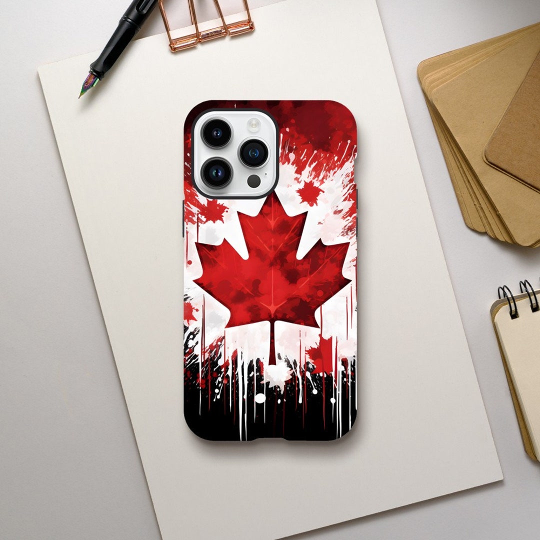 Canadian Leaf Armor: Tough and Stylish Phone Case - Etsy