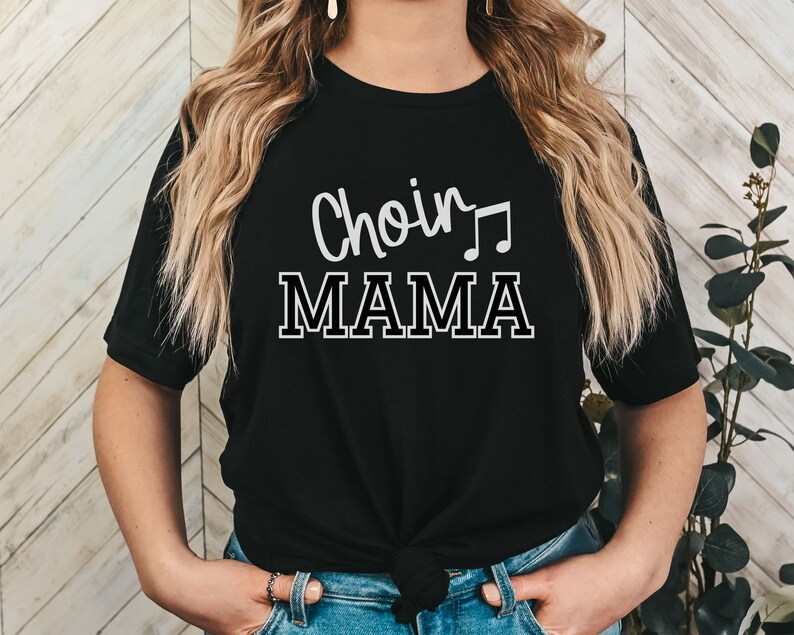 Choir Mama Shirt, Mom of Choral Student T-shirt, Show Choir Parent Tee ...