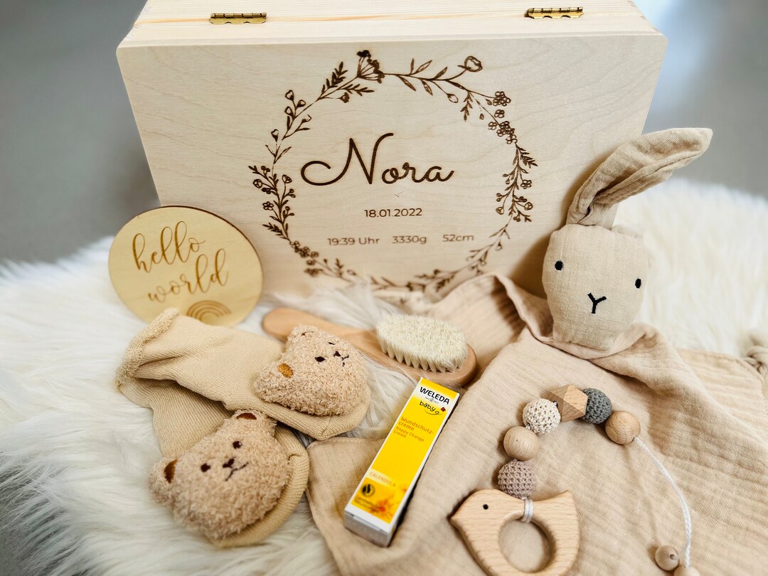 Memory Box Baby Personalized Memory Box Filled for the Birth - Etsy