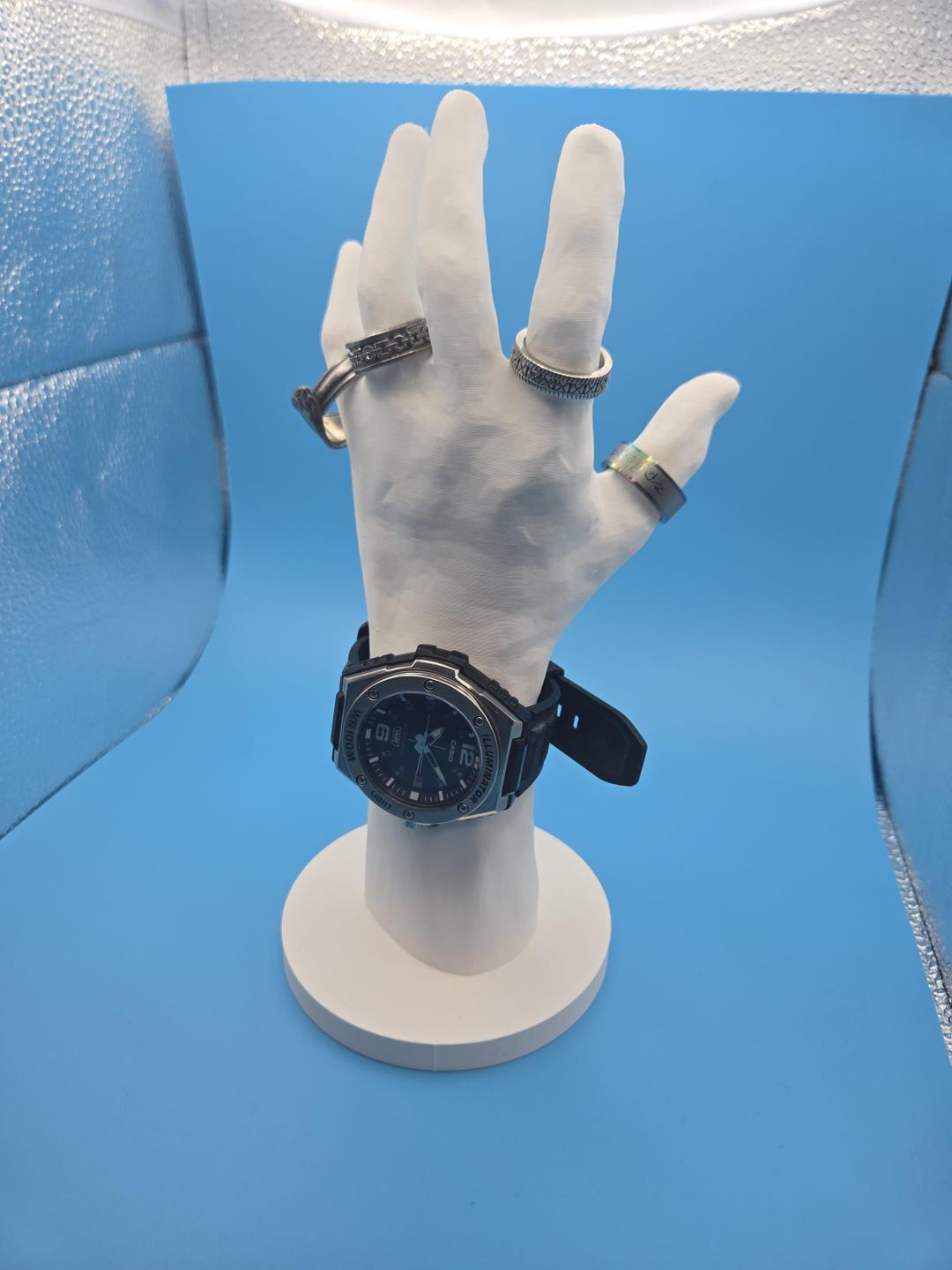 3D Printed Hand Ring Holder – Jewelry Display Stand – Hand Sculpture ...