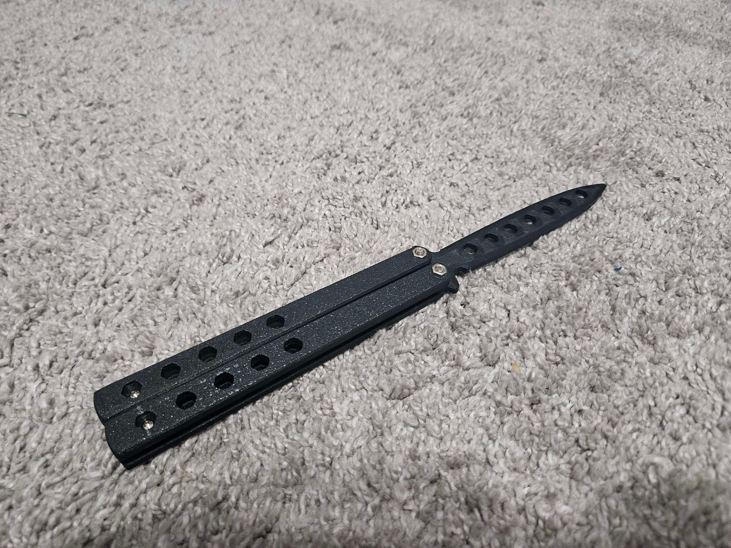 3d Printed Butterfly Knife - Etsy