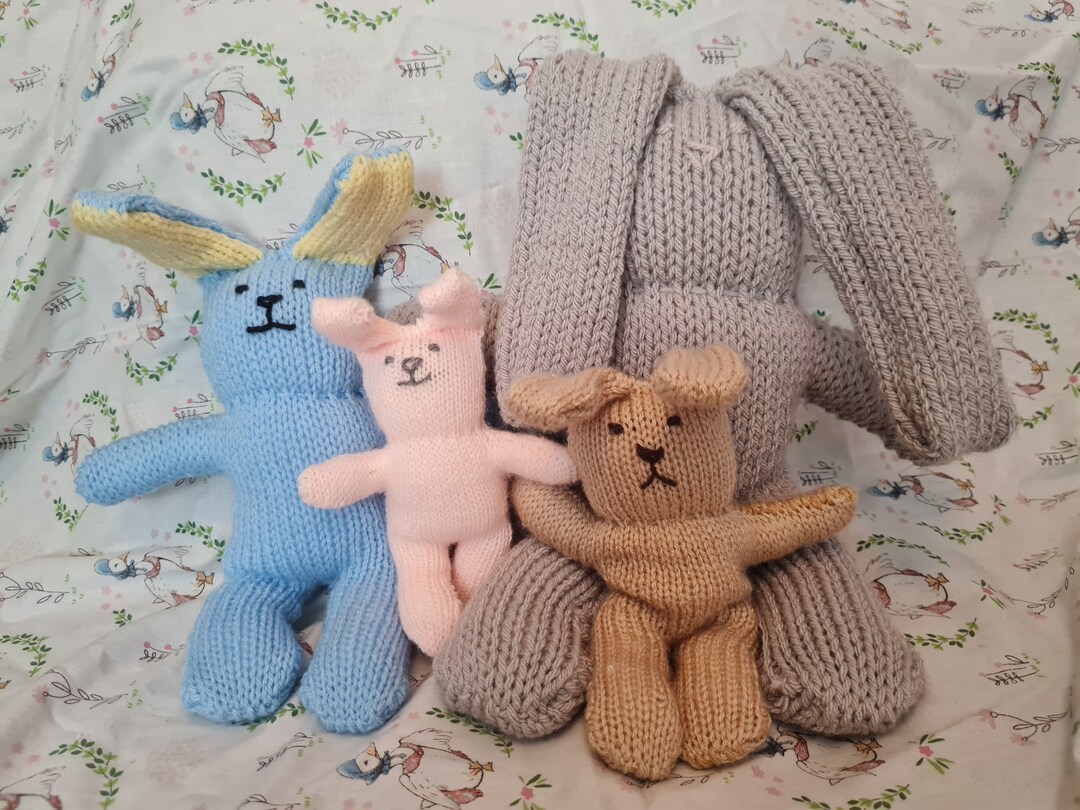 All in One Simple Bunny Rabbit With Secret Bonus Pattern - Etsy