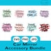 Rear View Mirror Charm SVG, Car Mirror Accessory SVG, Rear View Mirror ...