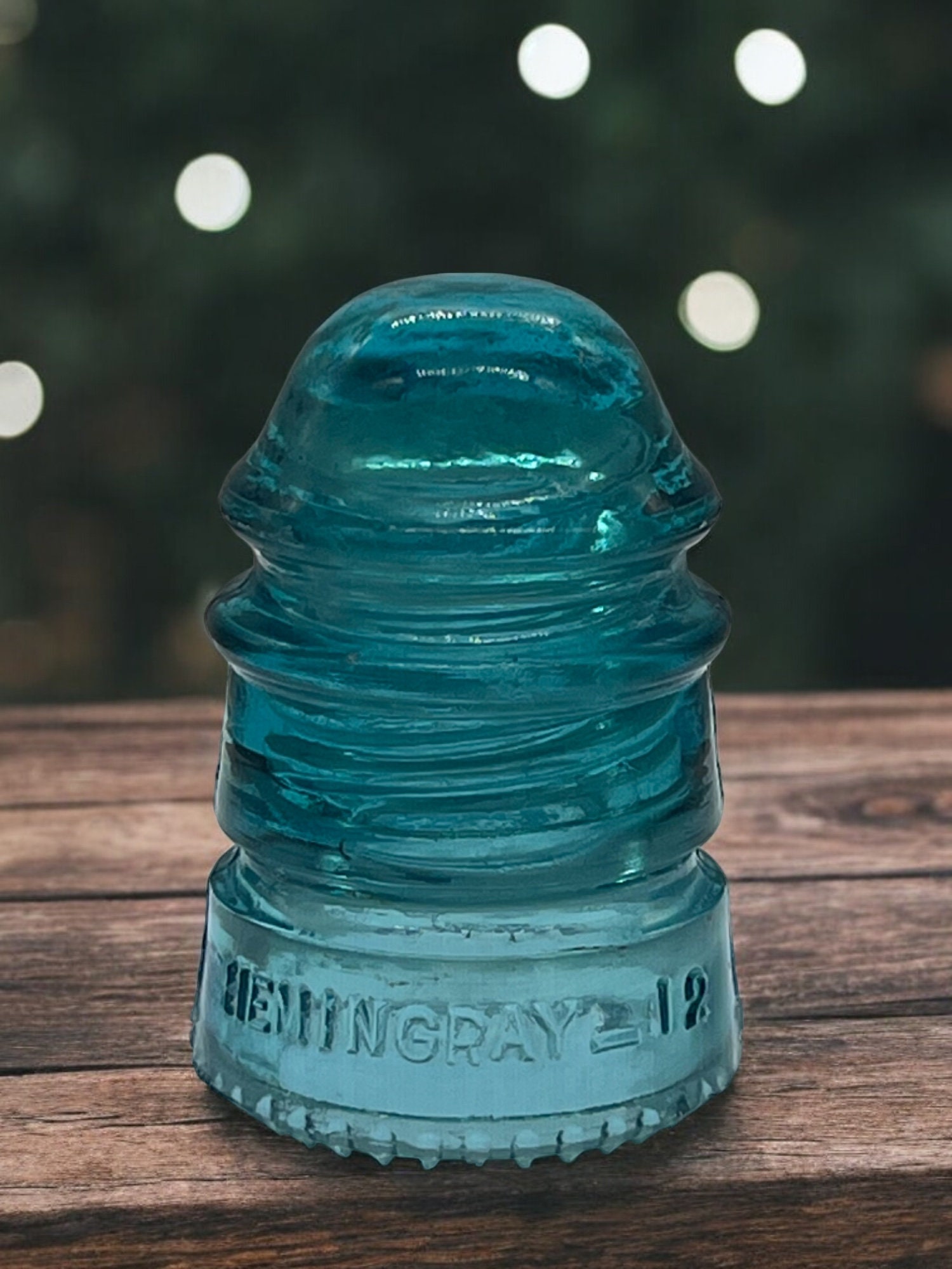 Hemingray 12 Blue Aqua Insulator CD113 - Etsy