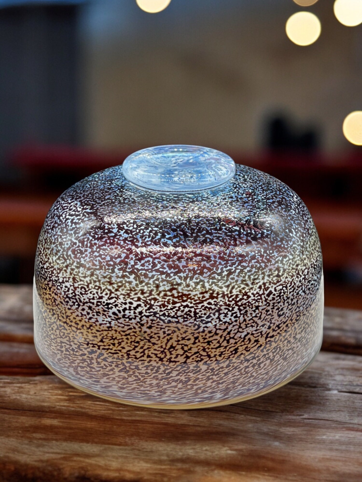 Kosta Boda meteor Art Glass Deep Bowl, Bertil Vallien Signed, Numbered ...