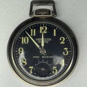 Westclox Scotty Pocket Watch - Etsy
