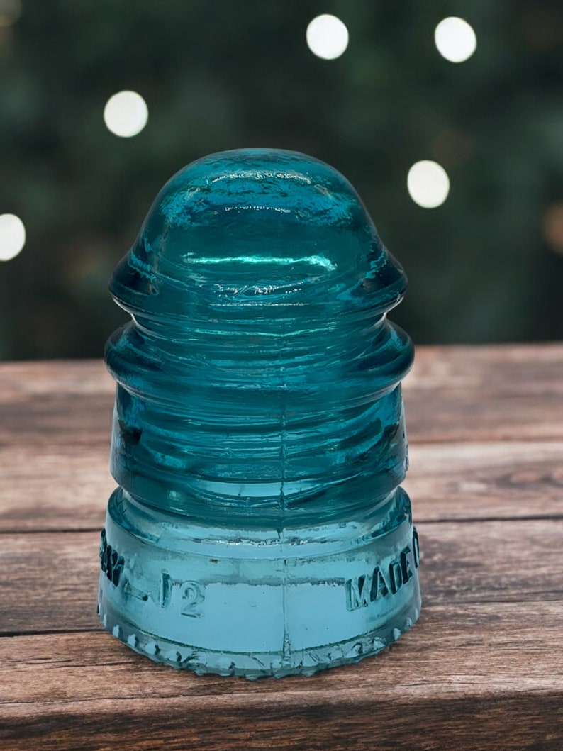 Hemingray 12 Blue Aqua Insulator CD113 - Etsy
